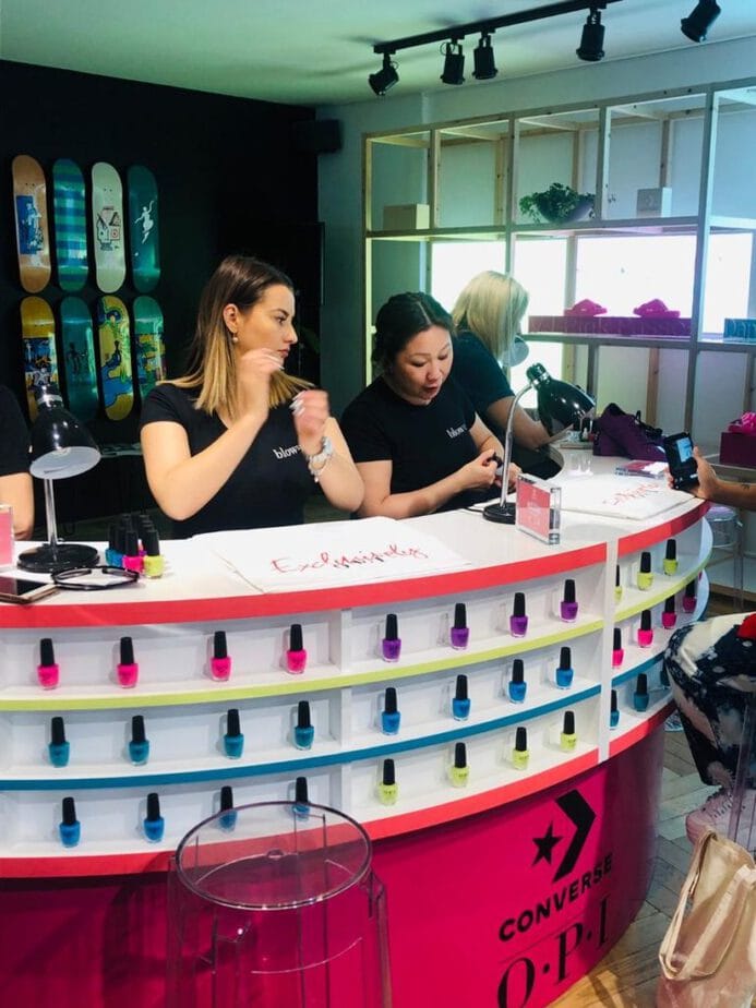 OPI x Converse: A Colourful Collaboration – Scratch