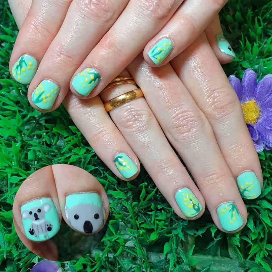 Australia Day Nails – Scratch