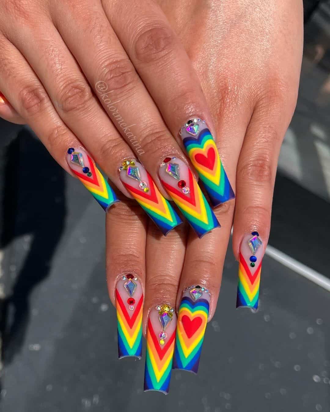 40 Pride nail art ideas to spread love & acceptance - Scratch