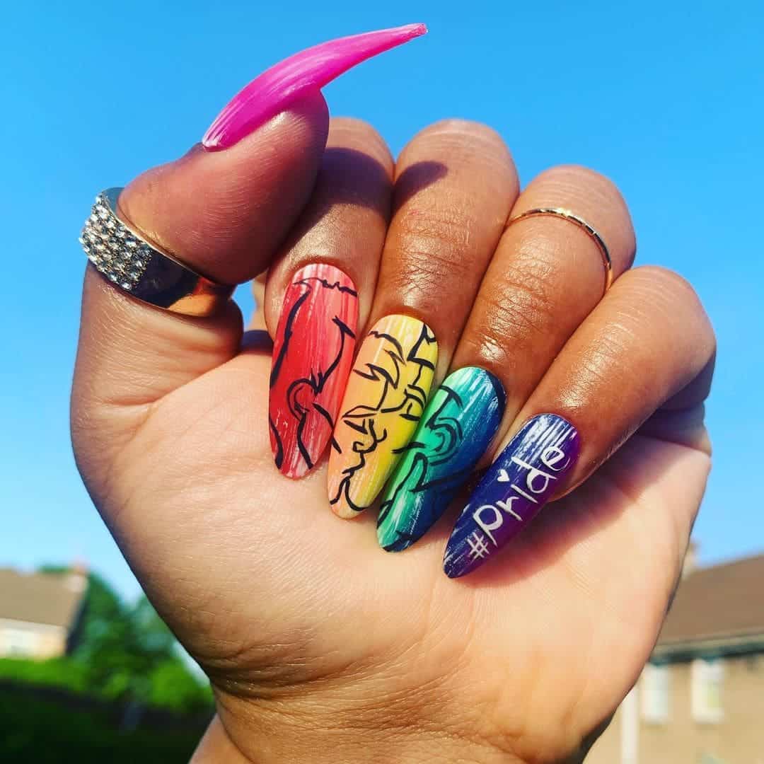 35 Pride nail art designs to try during Pride Month & beyond – Scratch