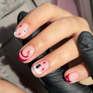 40 fang-tastic French tip nail ideas for Halloween - Scratch