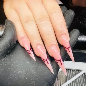 40 fang-tastic French tip nail ideas for Halloween - Scratch