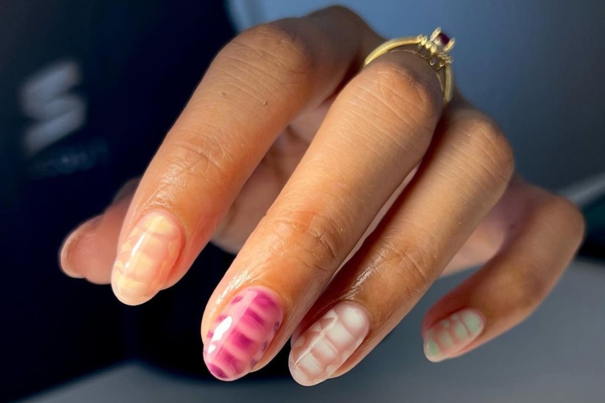 25 cool croc print nail styles – Scratch