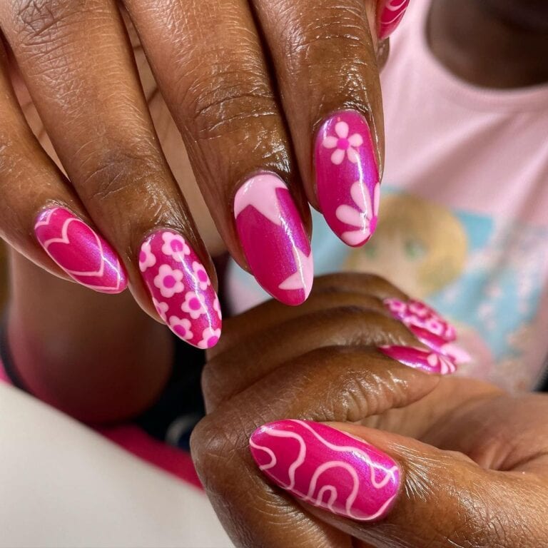 Barbiecore Is Trending Here Are The Hottest Pink Nail Designs Scratch