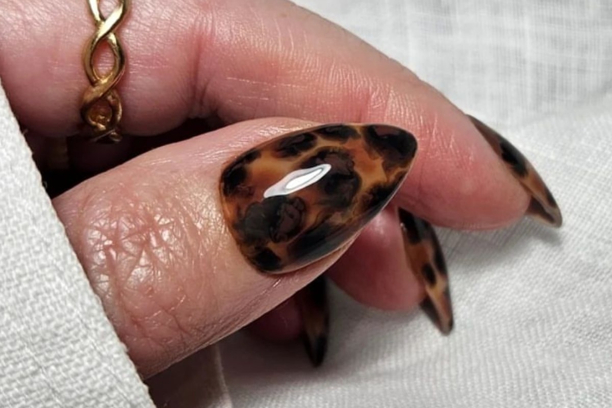 60 timeless tortoiseshell nail art ideas – Scratch