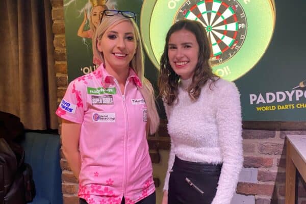 Darts star Fallon Sherrock on beauty in sport, her go-to nail look ...