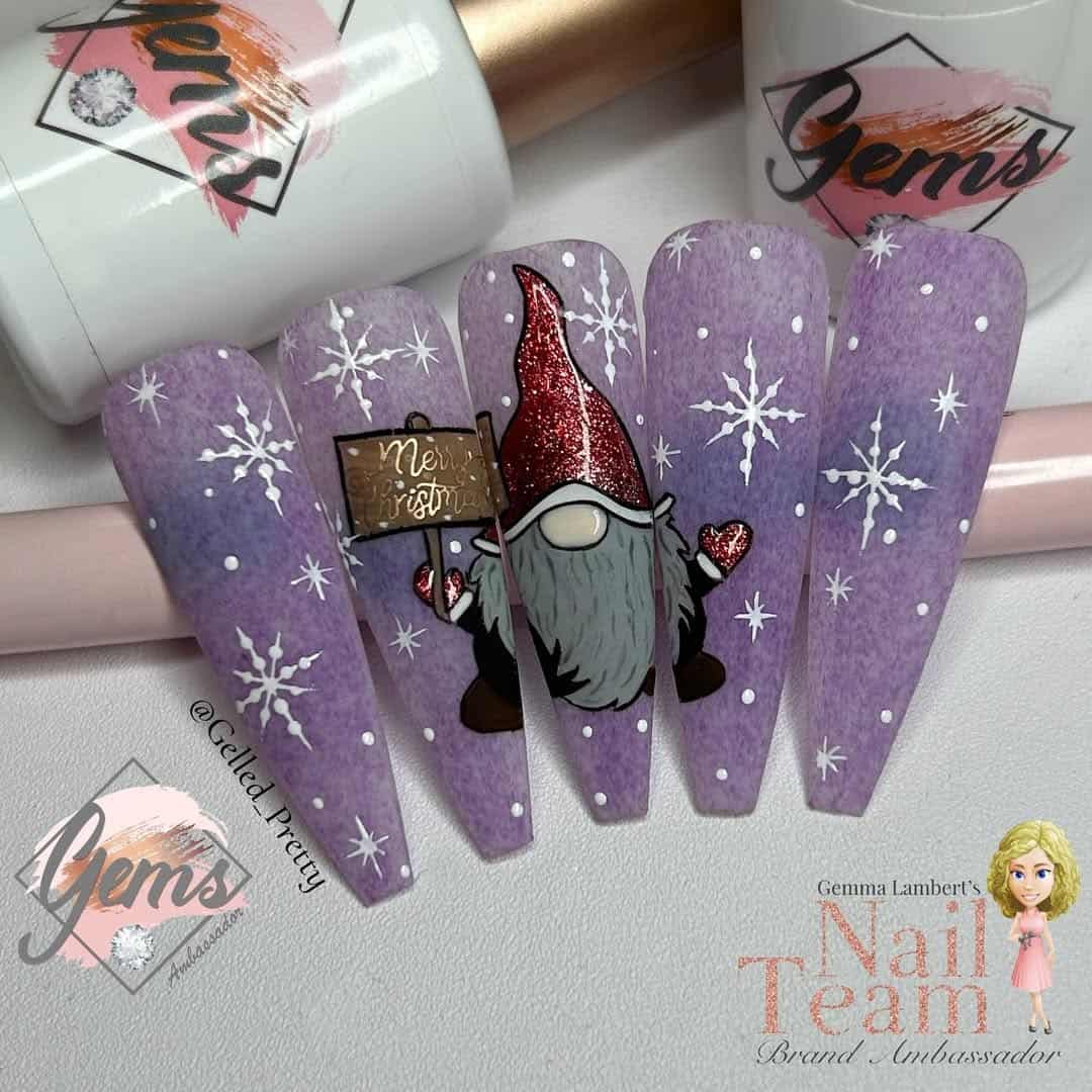 30 adorable Christmas gonk nail ideas you’ll want to try – Scratch