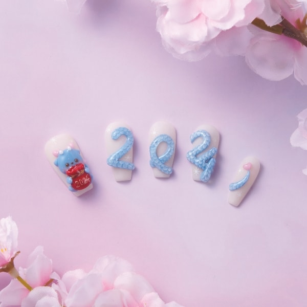 3D blue dragon for Chinese New Year 2024 - Scratch