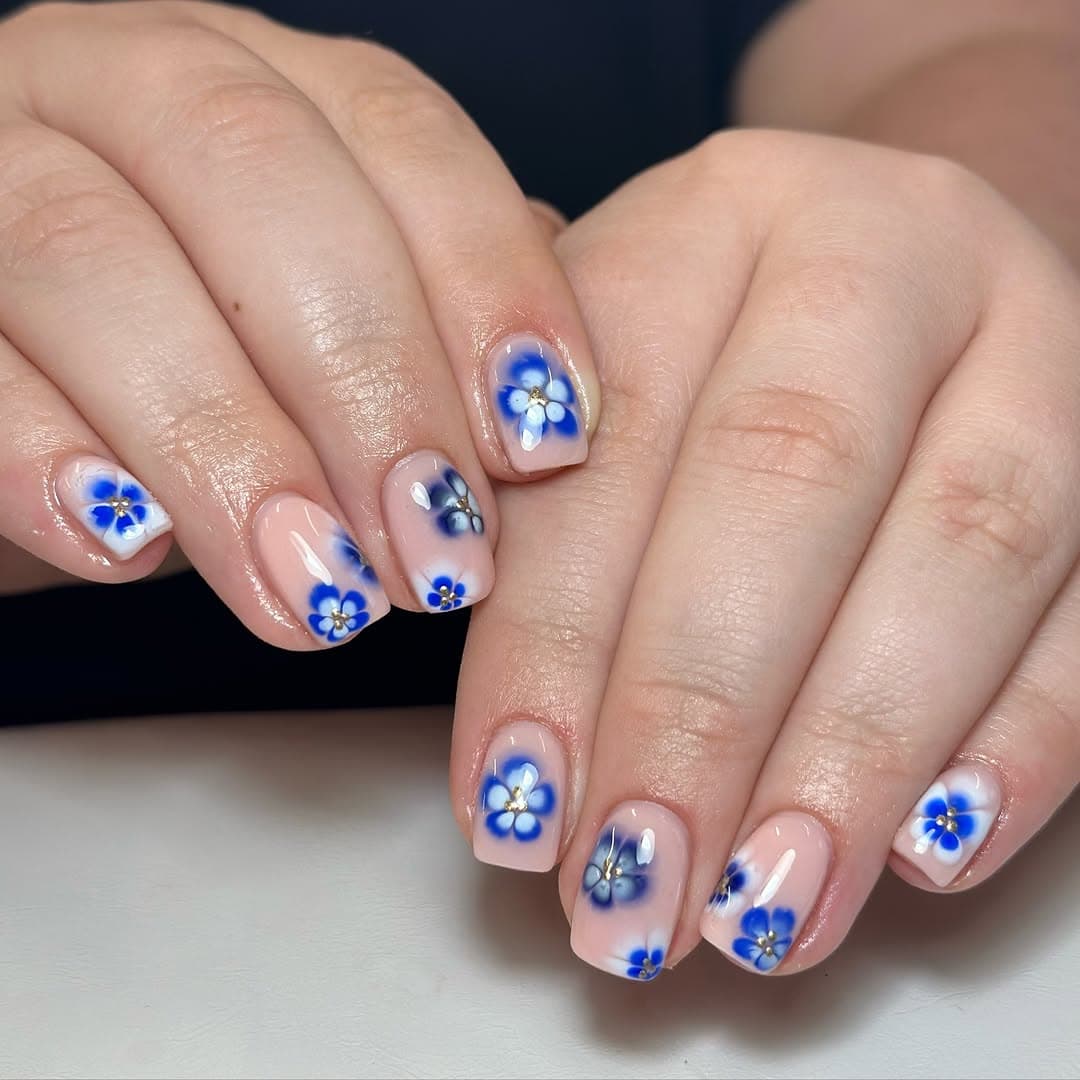 50 blue nail art designs that are blue-tifully chic – Scratch