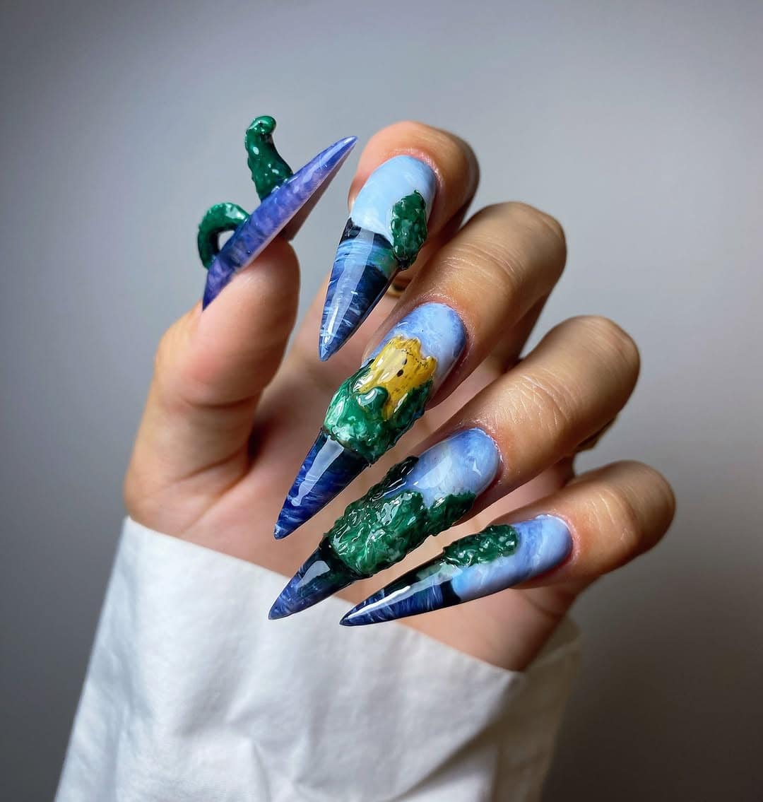 21 Scottish-themed nail designs to celebrate Burns Night - Scratch