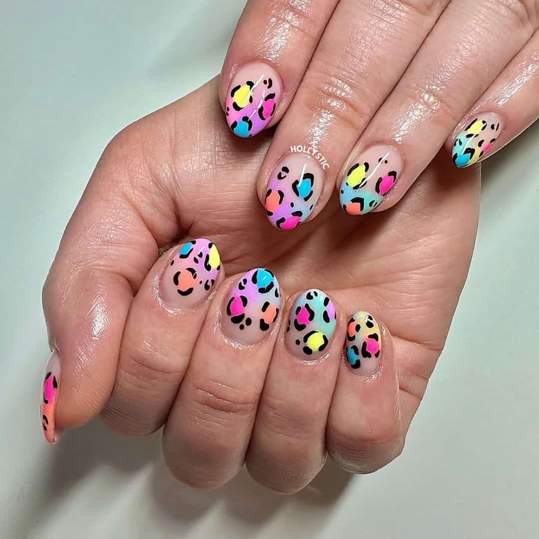 Leopard print nails are trending – with a spring twist. Here’s design ...