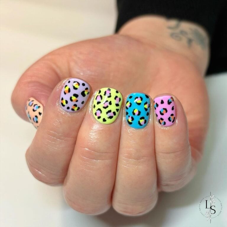 Leopard print nails are trending – with a spring twist. Here’s design ...