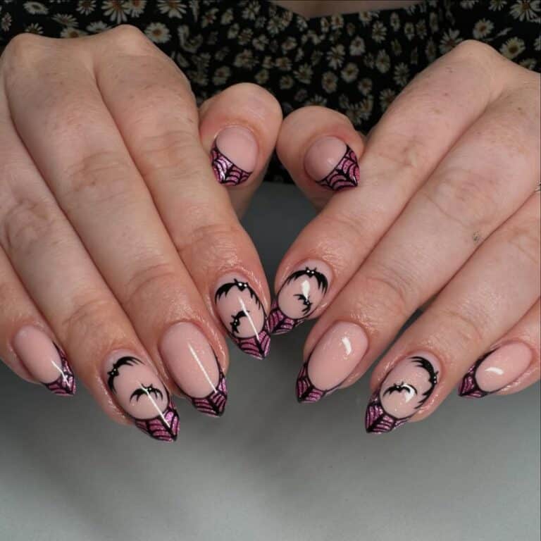 40 fang-tastic French tip nail ideas for Halloween - Scratch