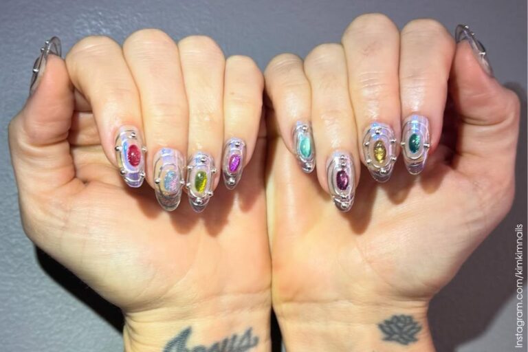 Revealed: Katy Perry’s solar system nails for the Blue Origin space ...