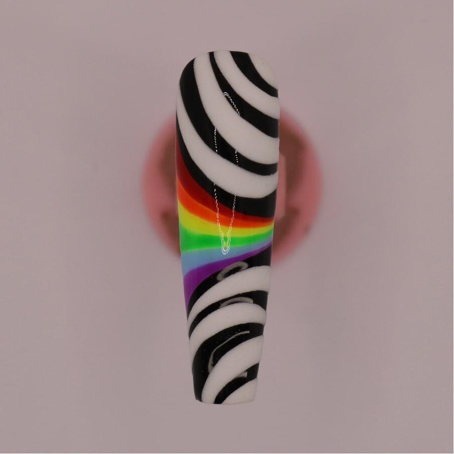 Funky Pride rainbow nails: LGBTQ+ Wigan tech shares nail art tutorial ...