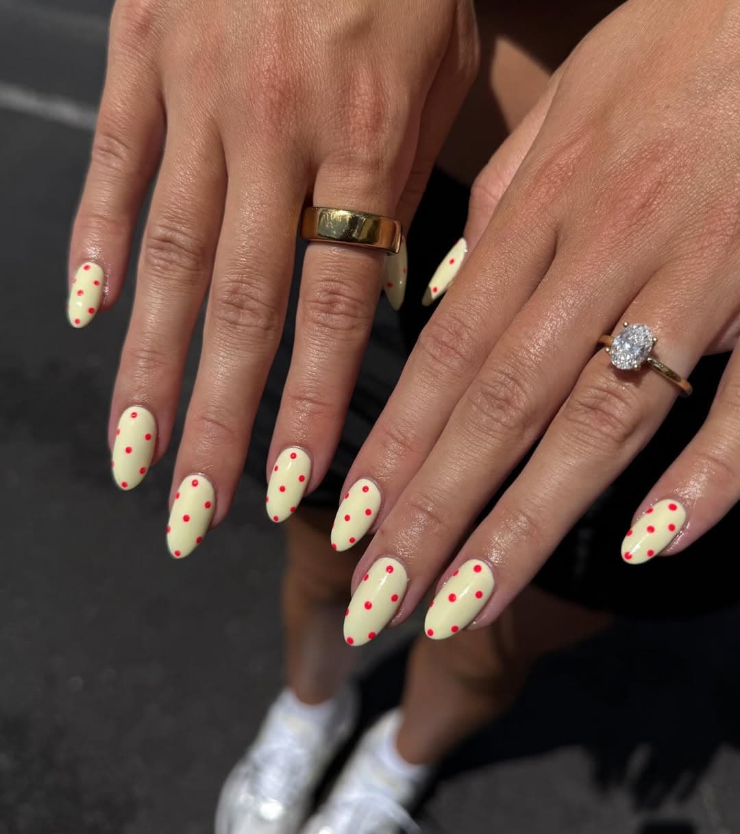 30 polka dot nails: 2025's celebrity-approved nail art trend - Scratch